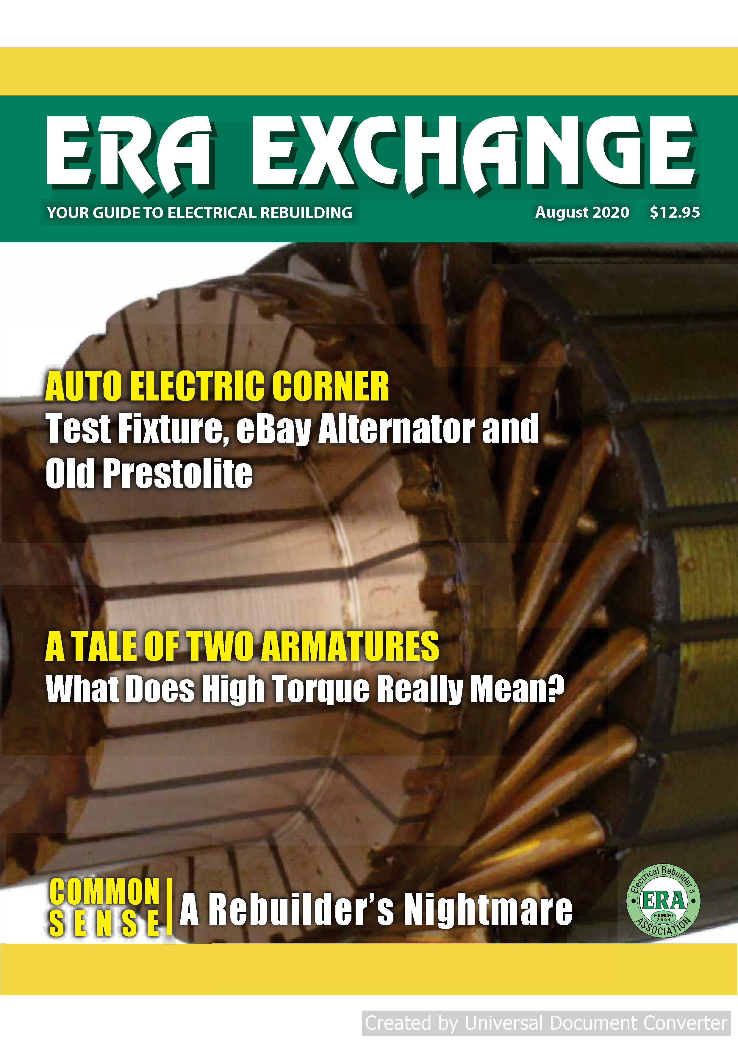 Welcome to the Electrical Rebuilders Association!